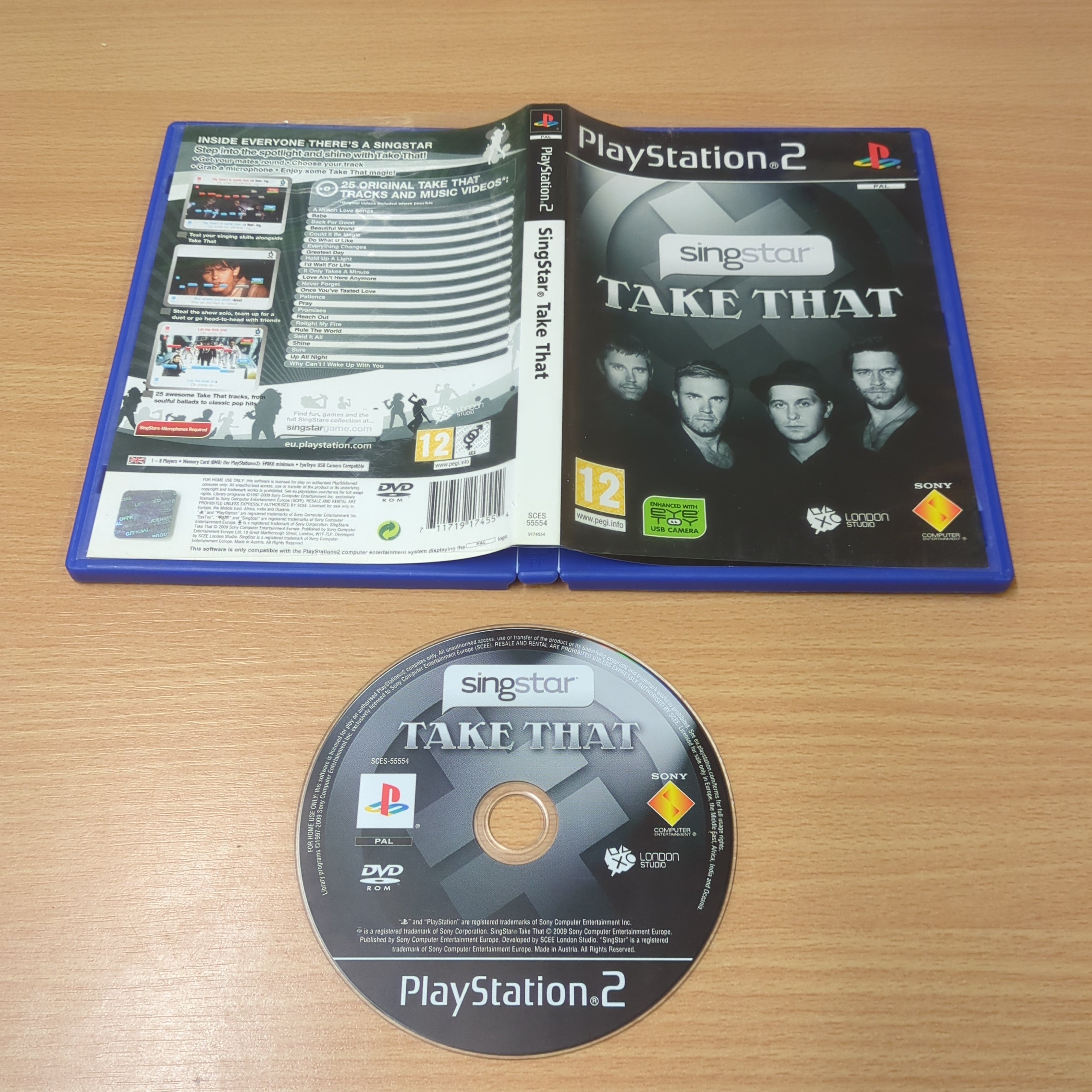 SingStar Take That Sony PS2 game – retro game store uk - 8BitBeyond.com