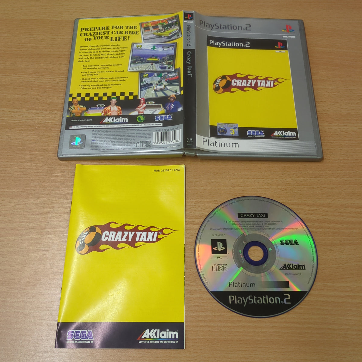Crazy Taxi Platinum Sony PS2 game – retro game store uk - 8BitBeyond.com