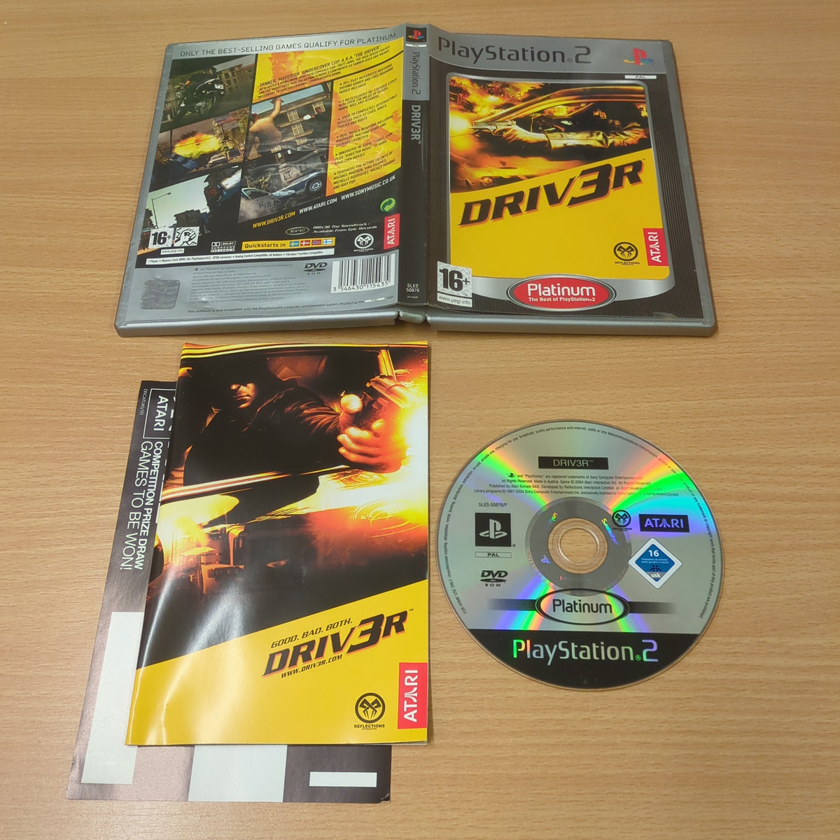 DRIV3R (Driver 3) Platinum Sony PS2 game – retro game store uk ...