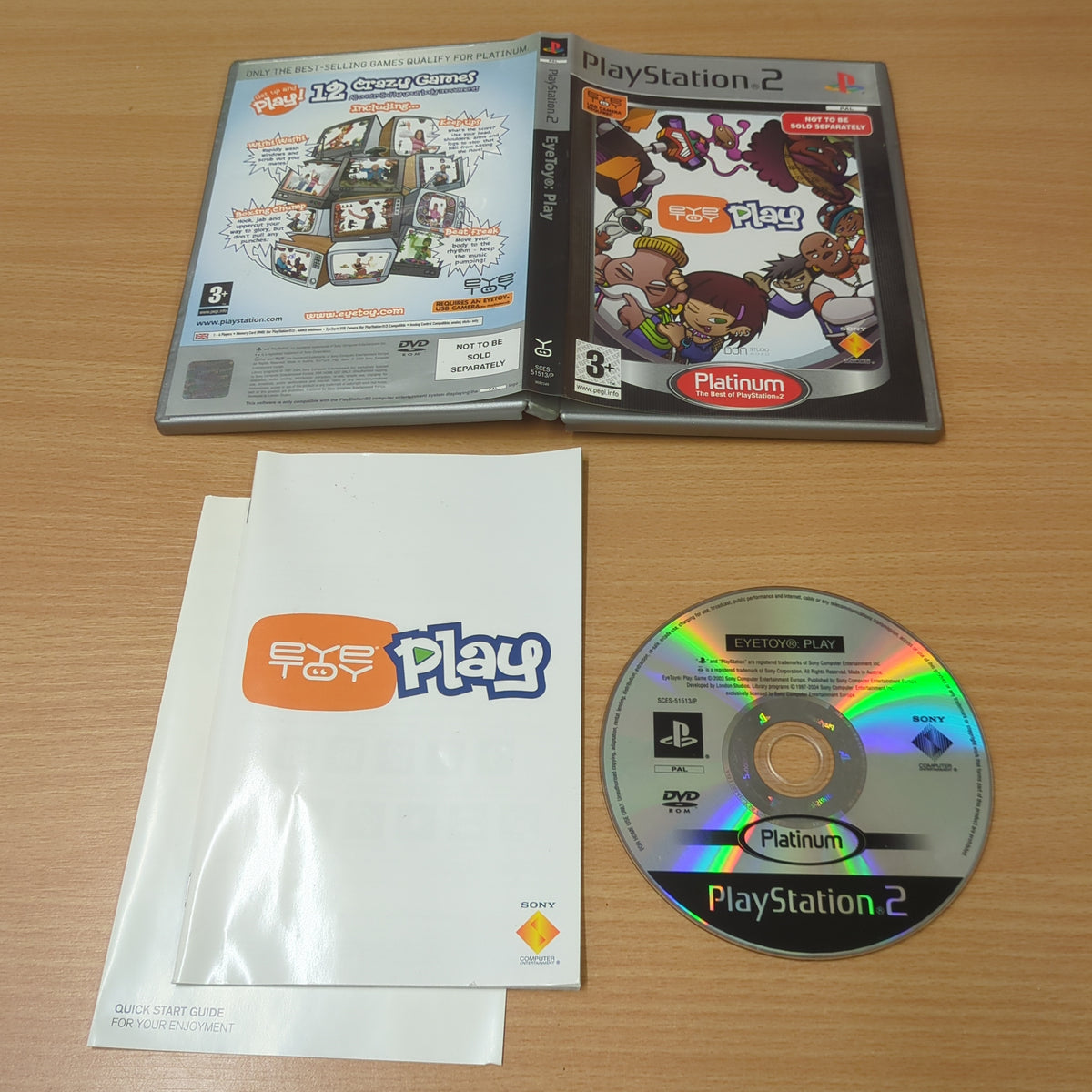 EyeToy: Play Platinum Sony PS2 game – retro game store uk - 8BitBeyond.com
