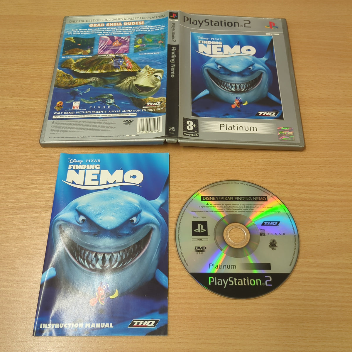 Finding Nemo Platinum Sony PS2 game – retro game store uk - 8BitBeyond.com