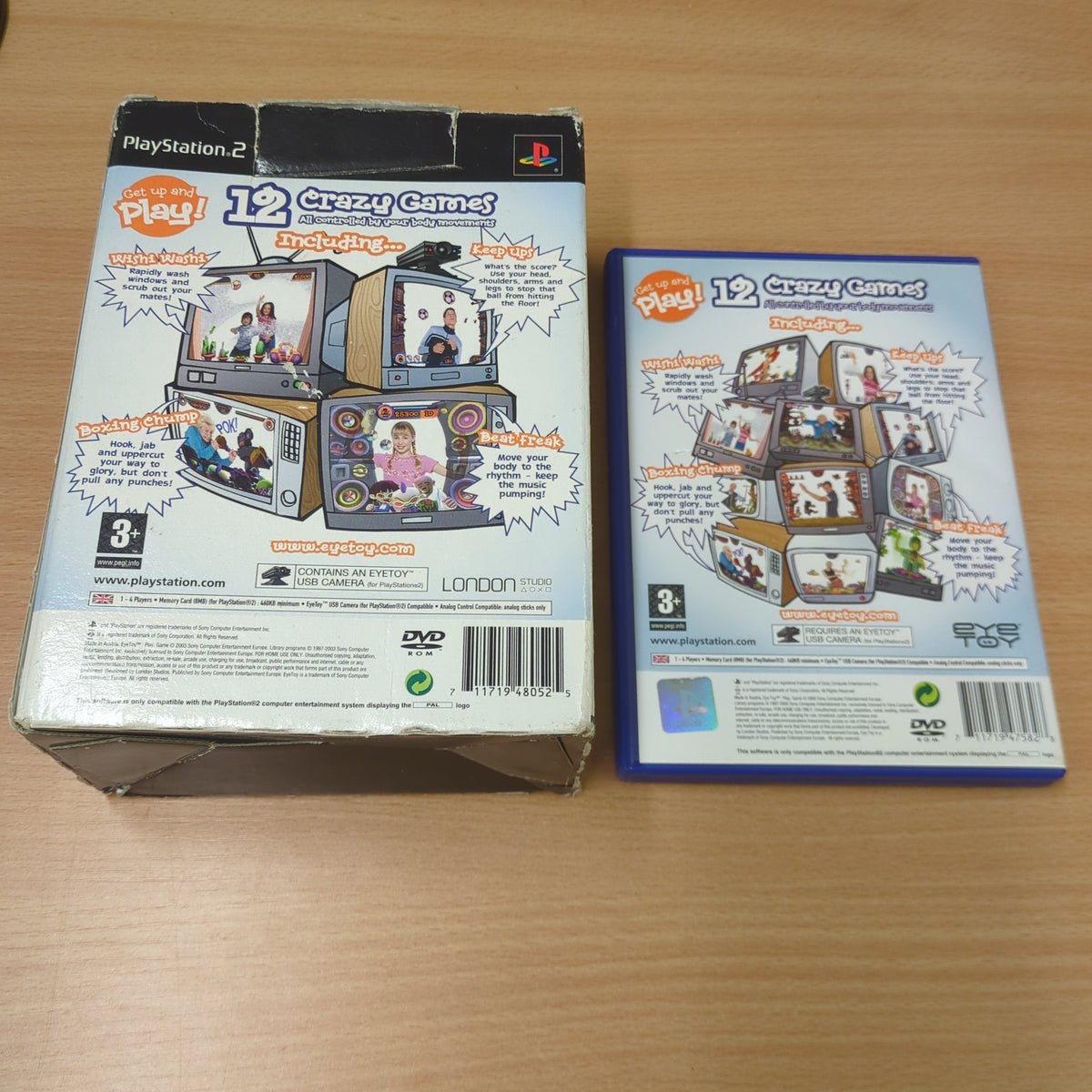 EyeToy: Play (with Camera) Sony PS2 game – retro game store uk ...