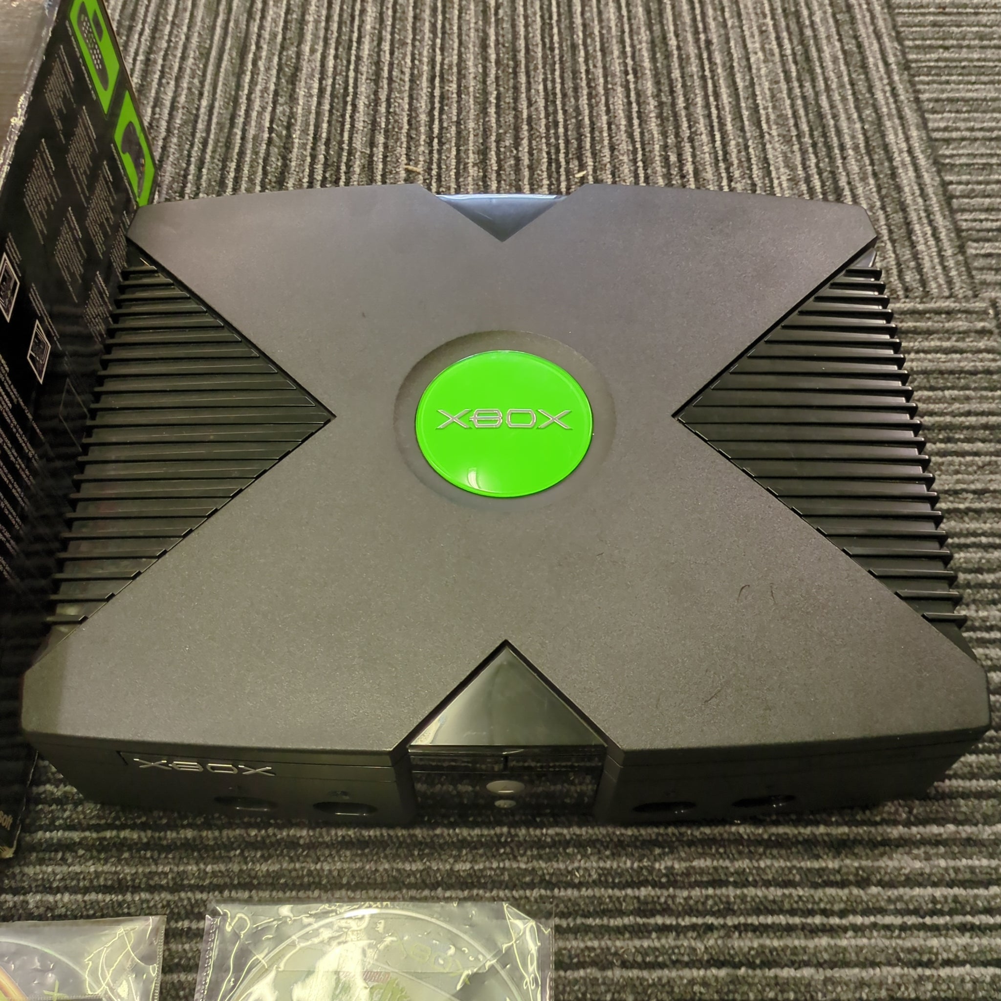 Original Xbox Console Black og Boxed Bundle – retro game store uk ...