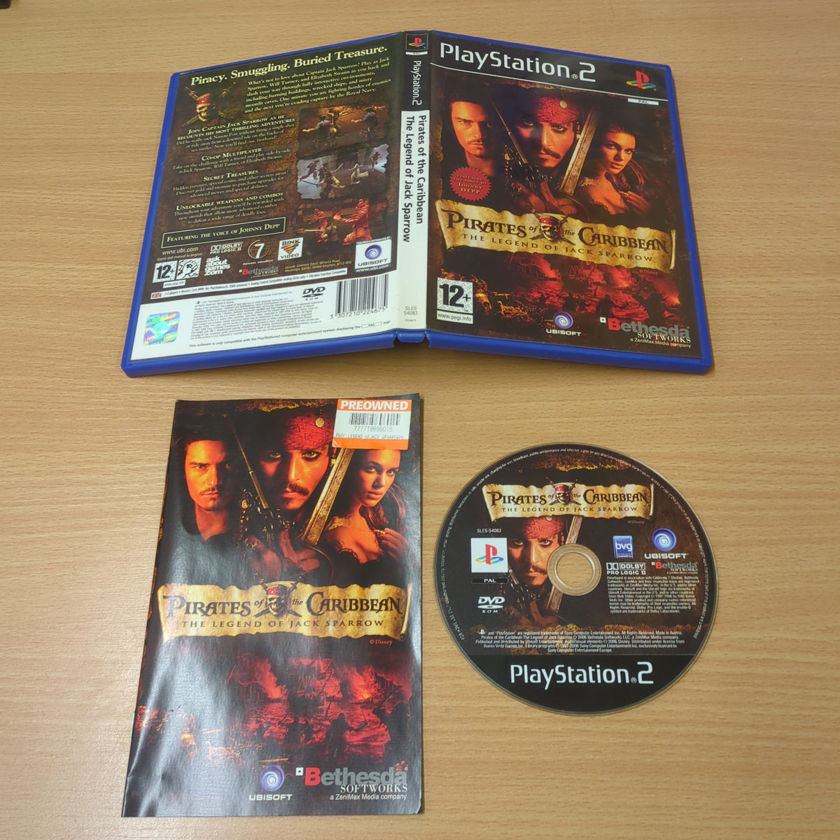 Pirates of the Caribbean: The Legend of Jack Sparrow Sony ps2 game ...