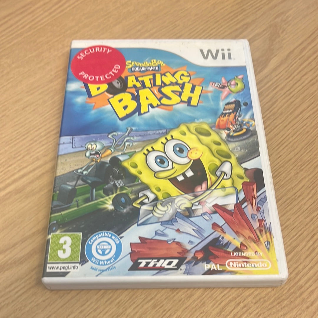 SpongeBob's Boating BashNintendo Wii Game Complete + tested 8bitbeyond ...