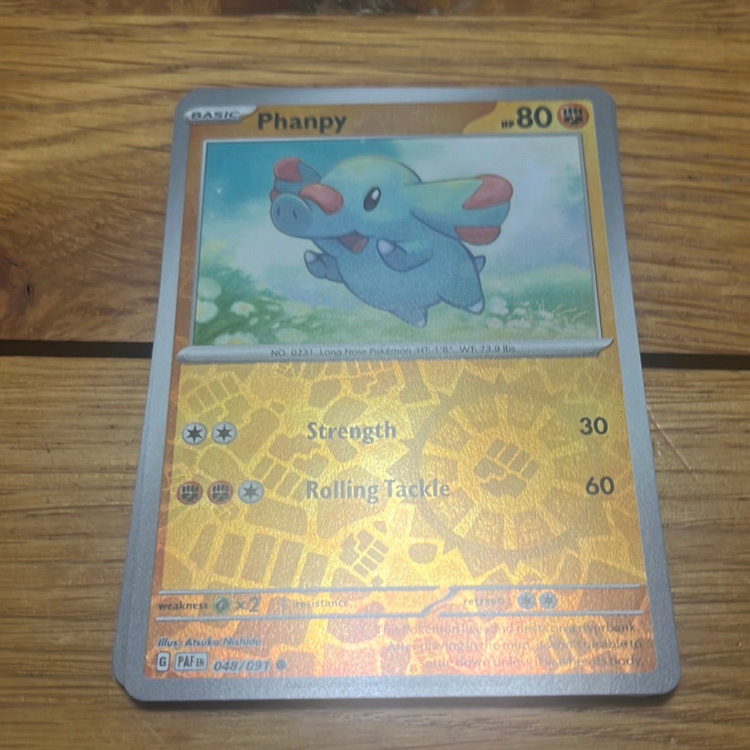 Paldean Fates: Phanpy [Reverse Holo] #48 – retro game store uk ...