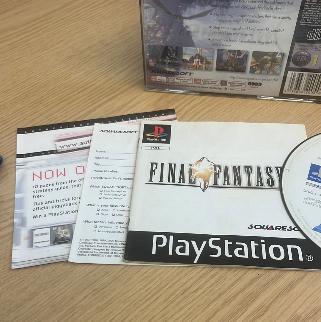 Final Fantasy IX Sony PS1 game – retro game store uk - 8BitBeyond.com