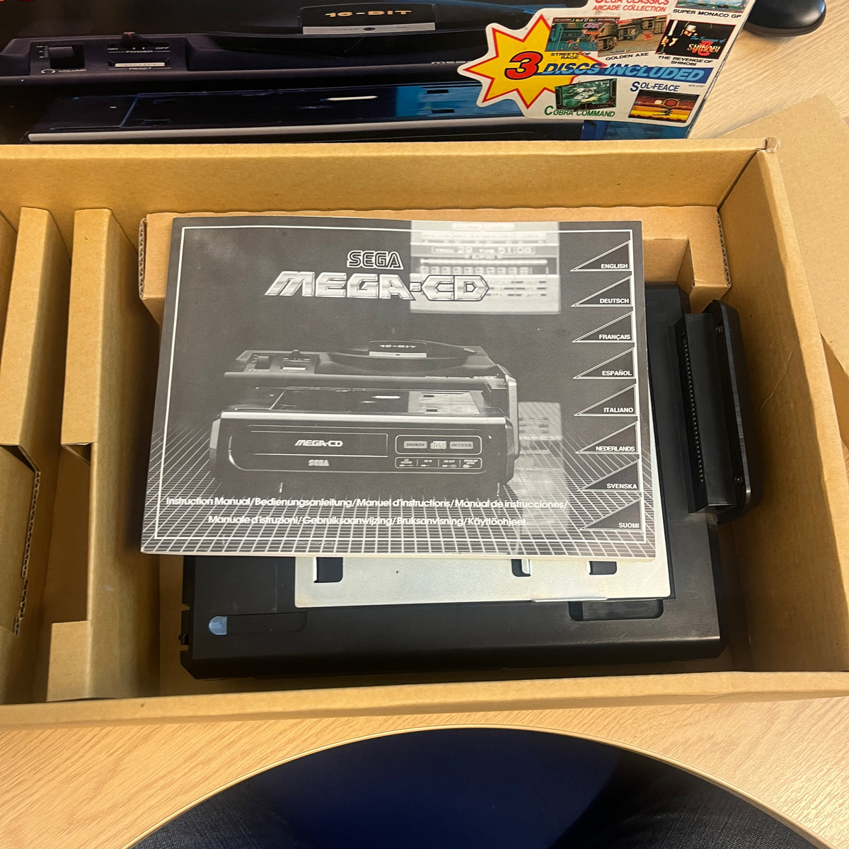 Sega mega cd model 1 boxed console 329.99 8BitBeyond – retro game store ...