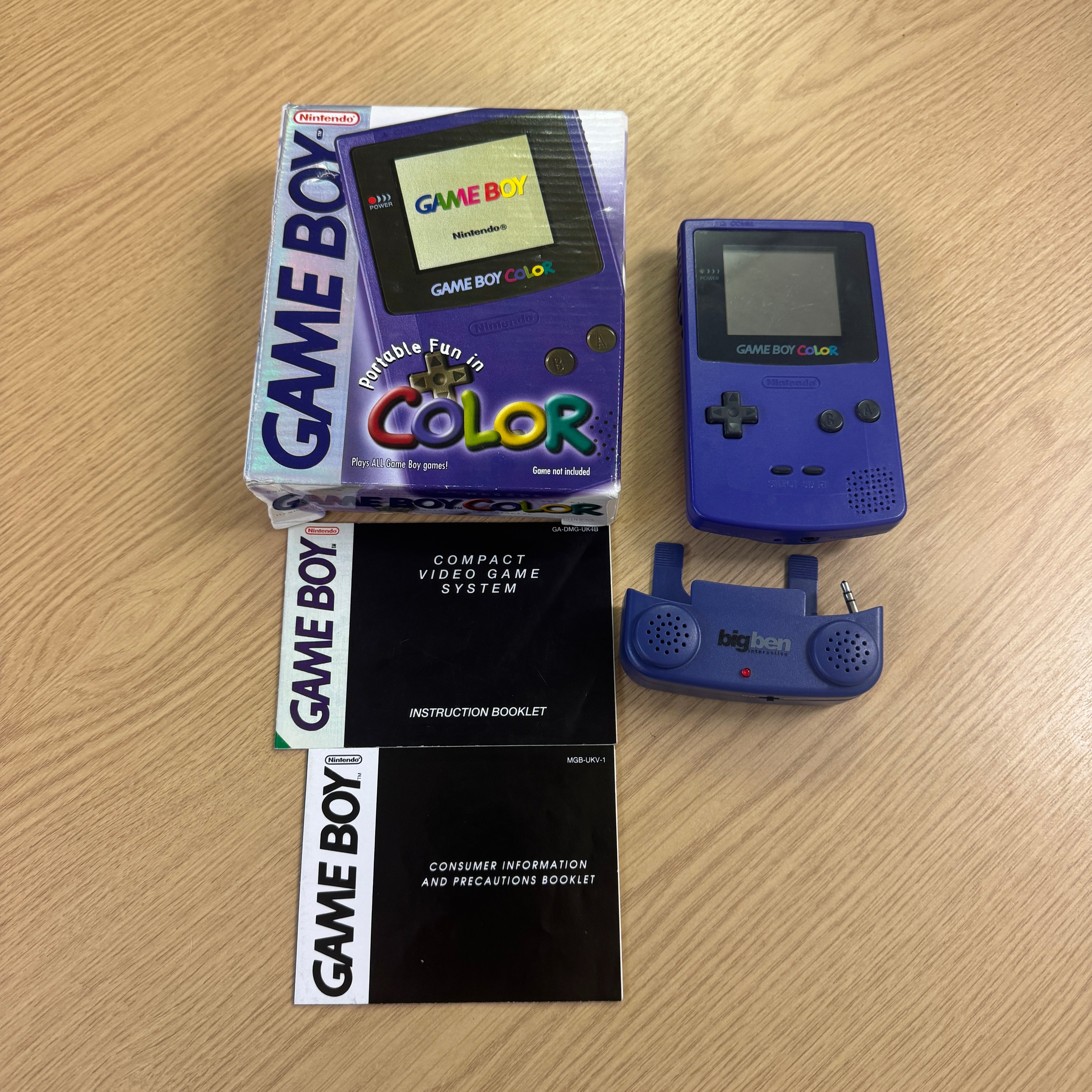 Kiwi green game boy color boxed 59.99 8BitBeyond – retro game store uk ...