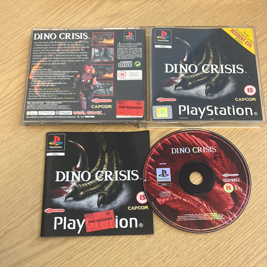 Dino Crisis Sony ps1 game – retro game store uk - 8BitBeyond.com