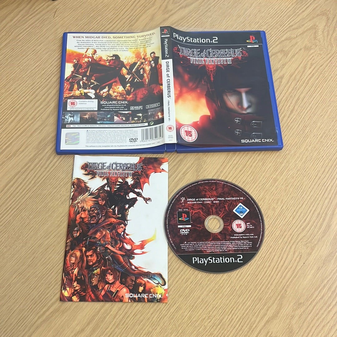 Final-Fantasy-VII-Dirge-of-Cerberus Sony ps2 game – retro game store uk ...