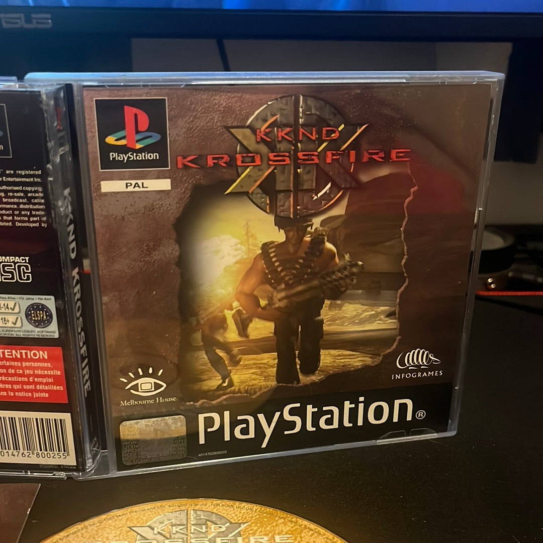KKND Krossfire Sony ps1 game – retro game store uk - 8BitBeyond.com
