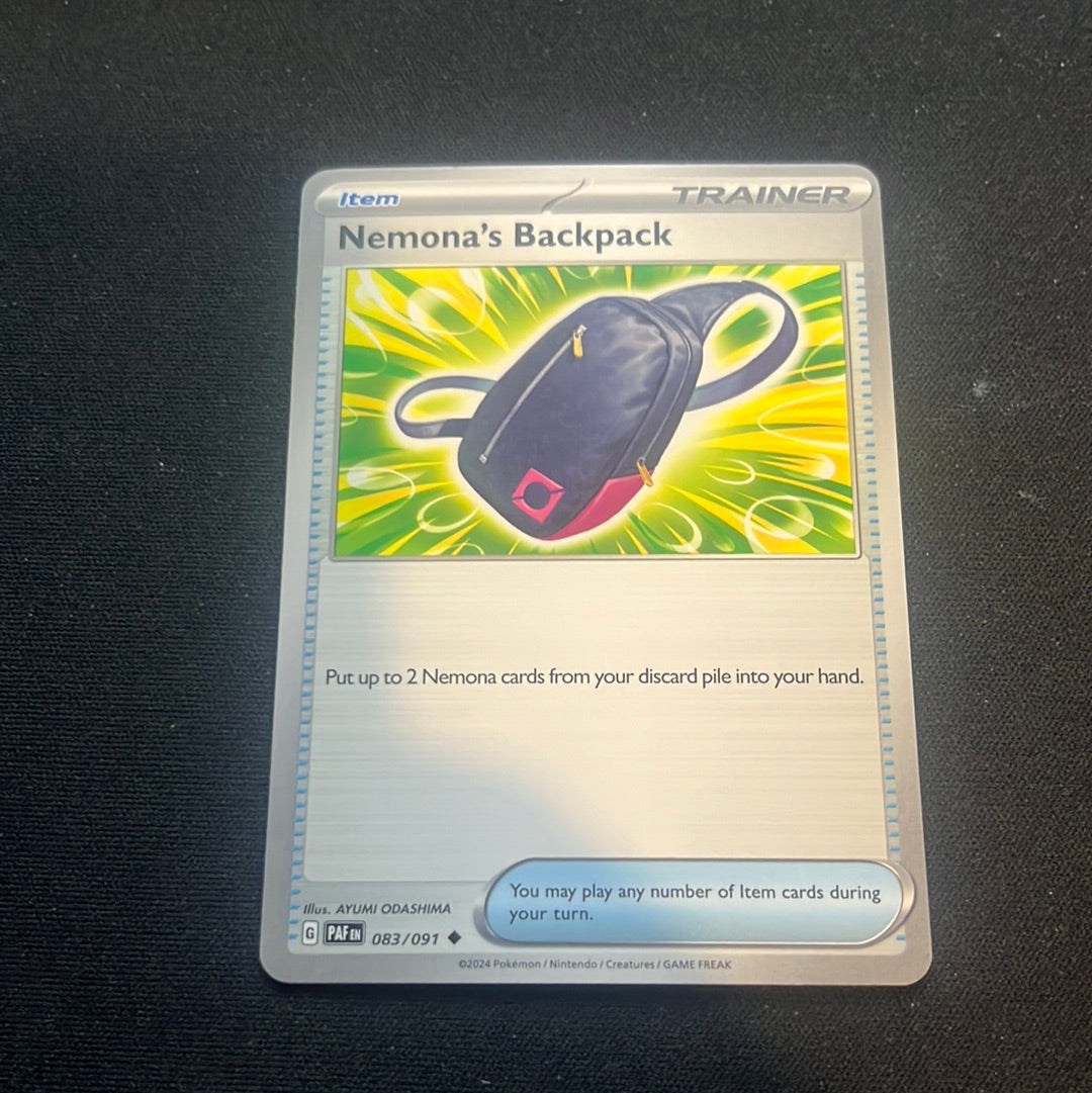 Paldean Fates: Nemona's Backpack #83 – retro game store uk - 8BitBeyond.com