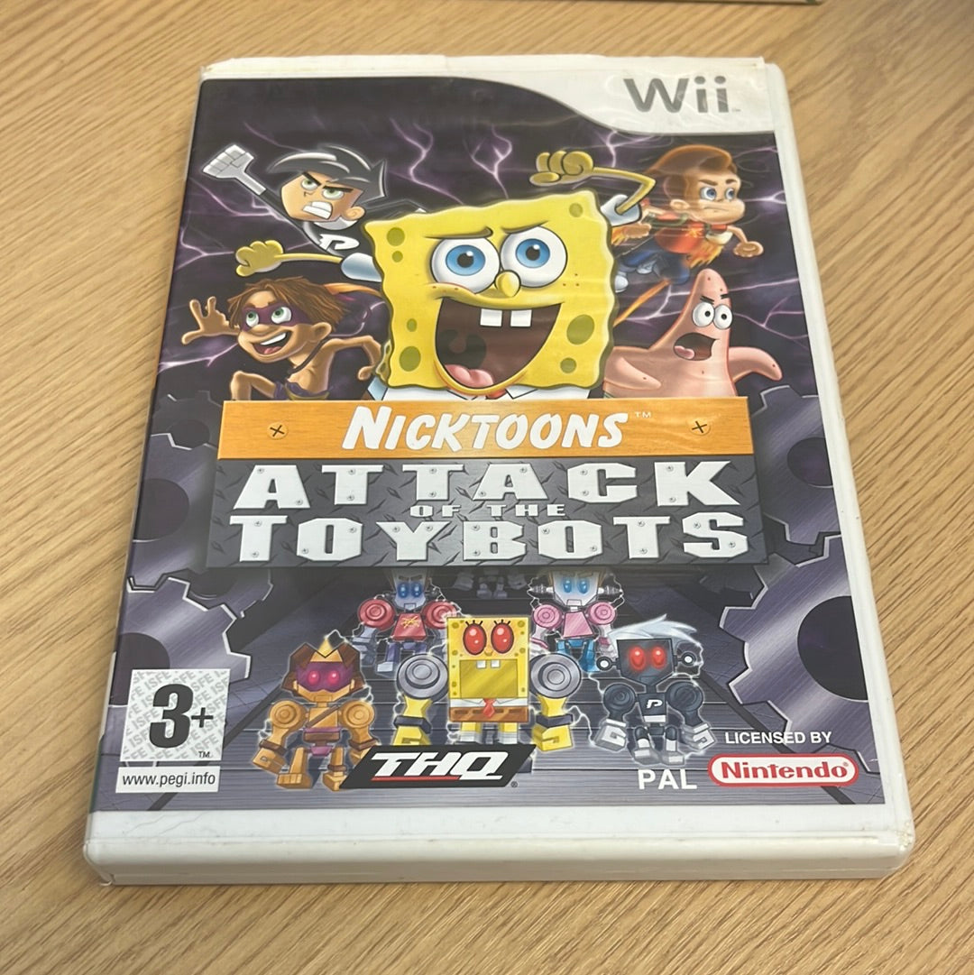 Nicktoons Attack of the ToybotsNintendo Wii Game Complete + tested ...