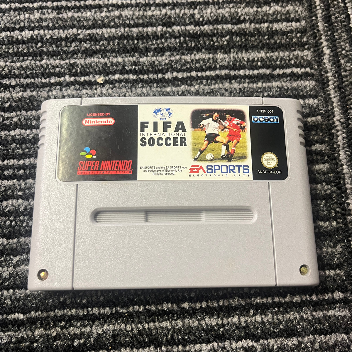 FIFA International Soccer Super Nintendo SNES game – retro game store ...
