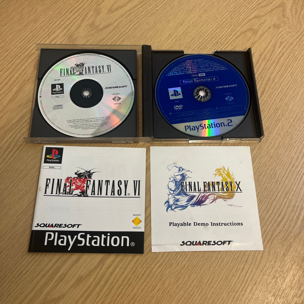 Final Fantasy VI Sony PS1 game + demo – retro game store uk ...