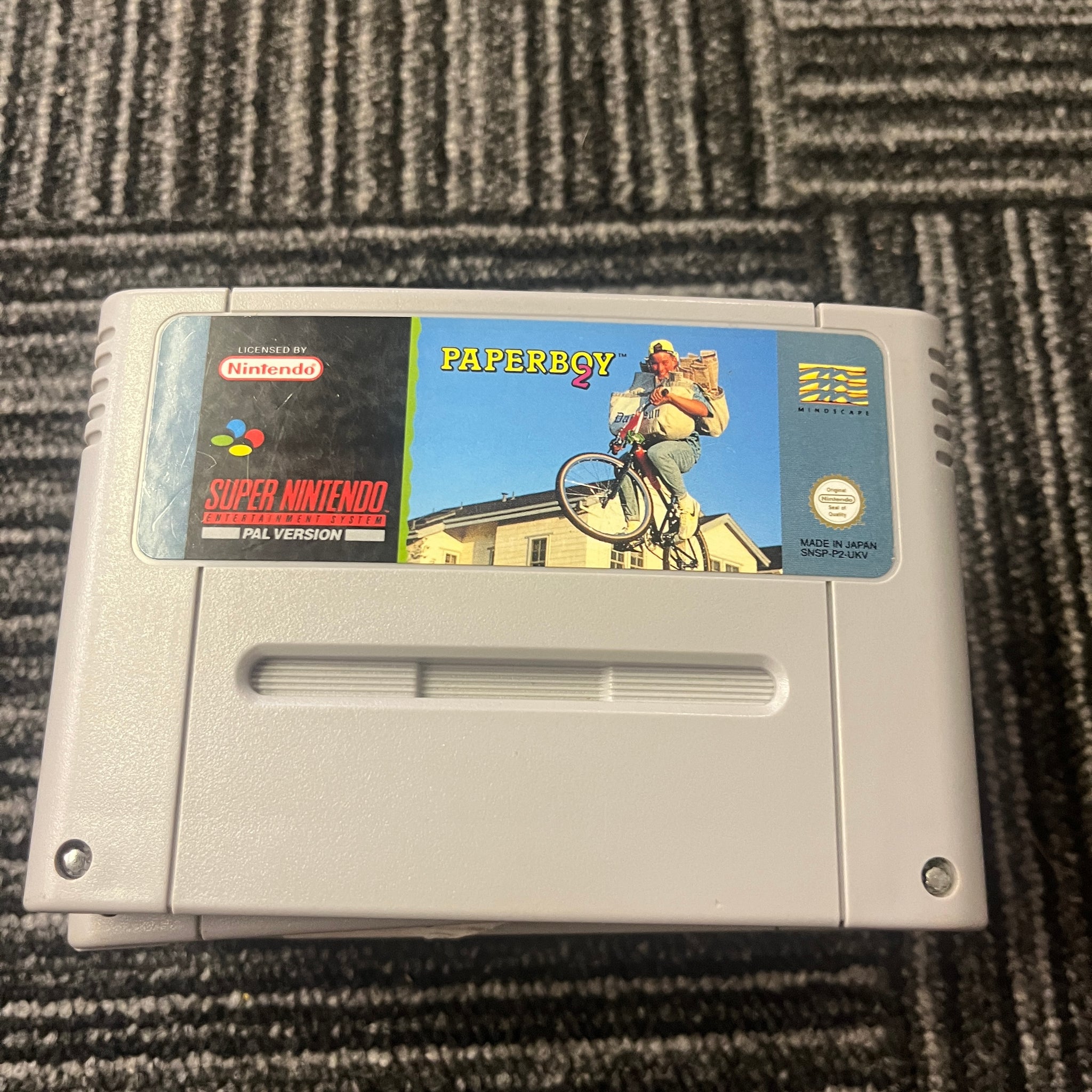 Paperboy 2 Snes game cart only – retro game store uk - 8BitBeyond.com