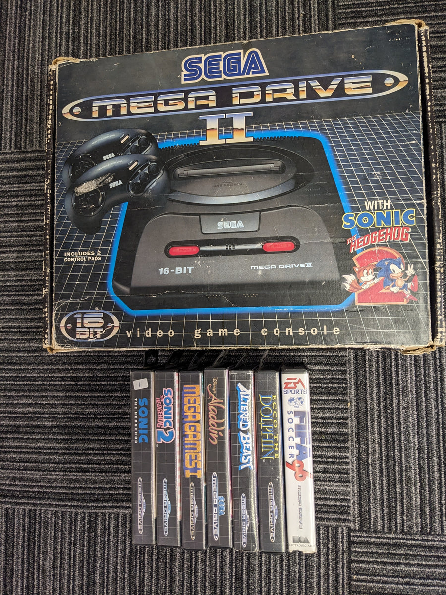 Sega Mega Drive Console & Games bundle (Model 2) – retro game store uk ...