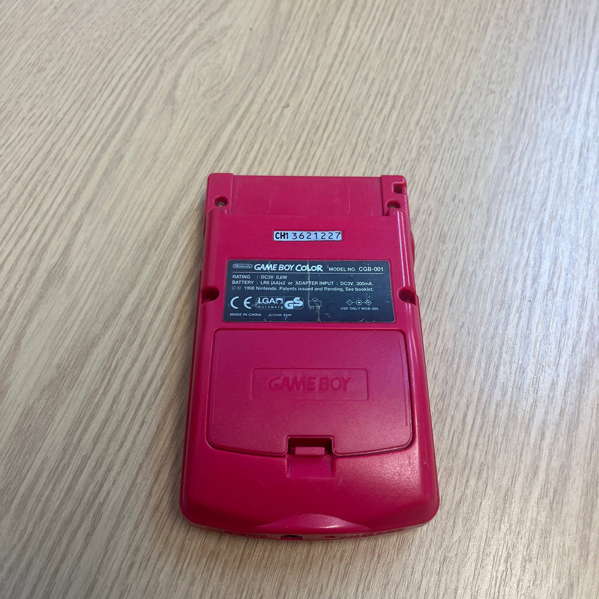 Nintendo game boy color pink berry edition – retro game store uk ...