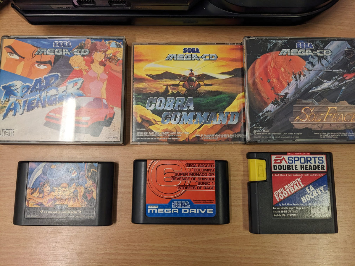 Sega mega cd 2 bundle – retro game store uk - 8BitBeyond.com