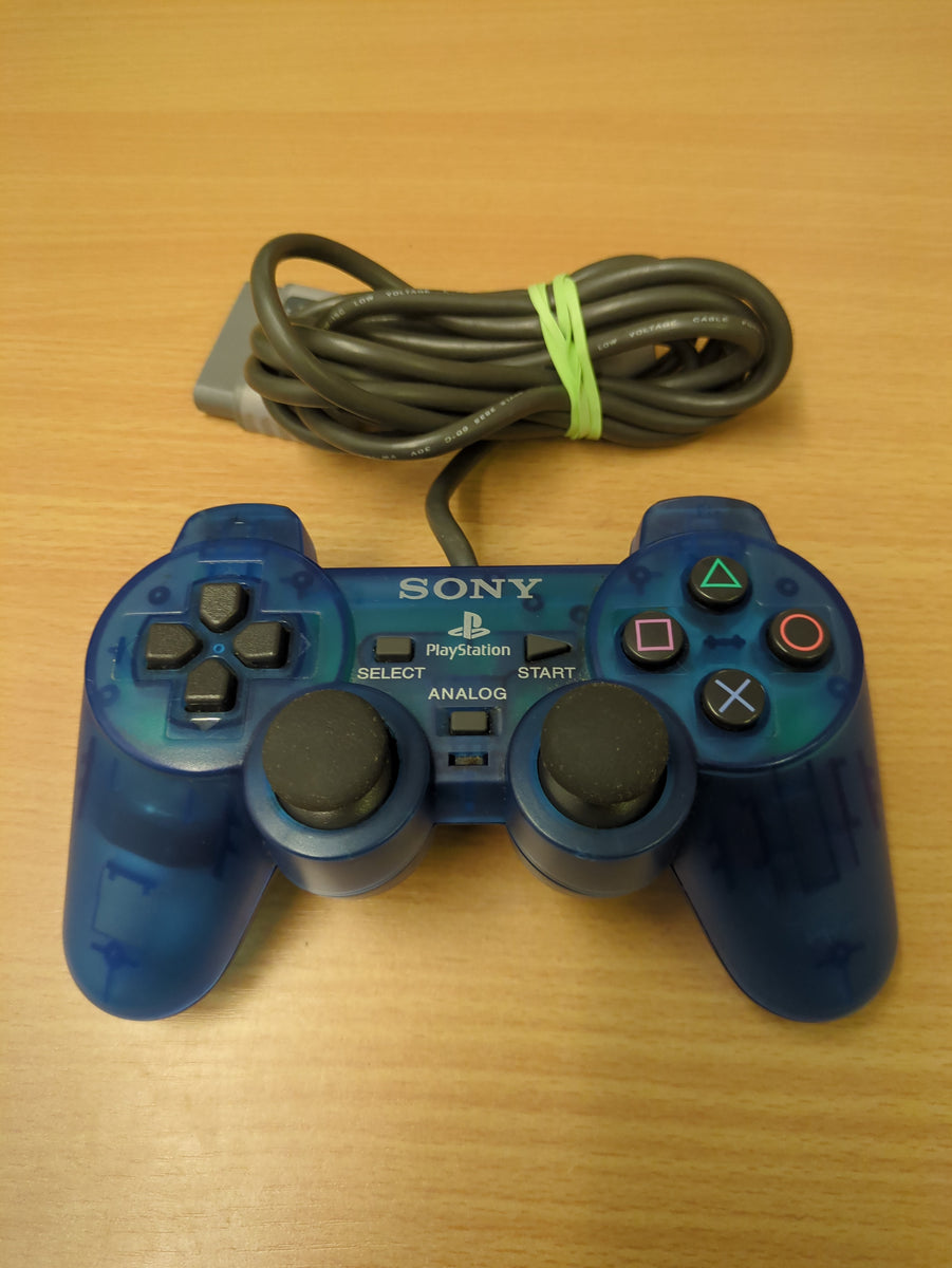 Official Dual Shock Controller Sony (Blue) PS2 – retro game store uk ...