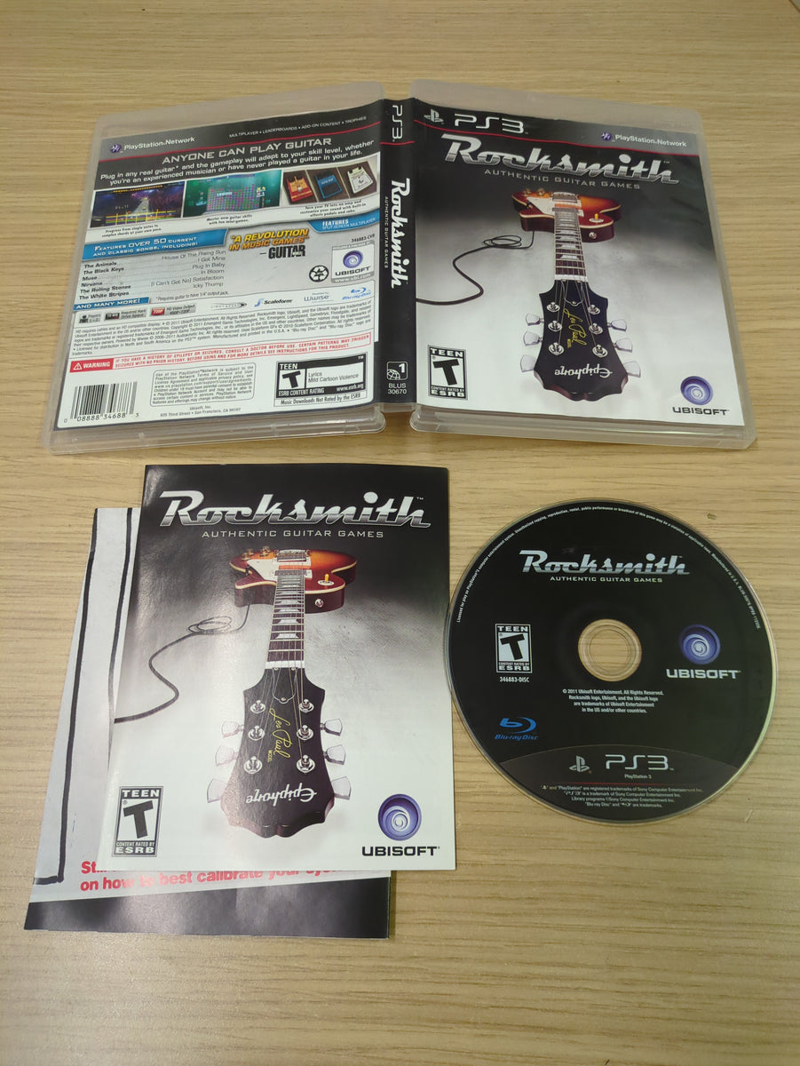 Rocksmith Authentic Guitar Games NTSC Sony PS3 game – retro game store ...