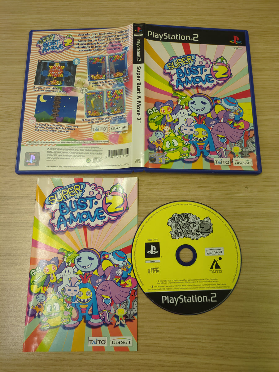 Super Bust A Move 2 Sony PS2 game – retro game store uk - 8BitBeyond.com