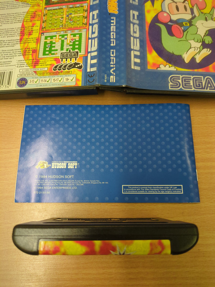 Mega Bomberman 29.99 8BitBeyond – retro game store uk - 8BitBeyond.com