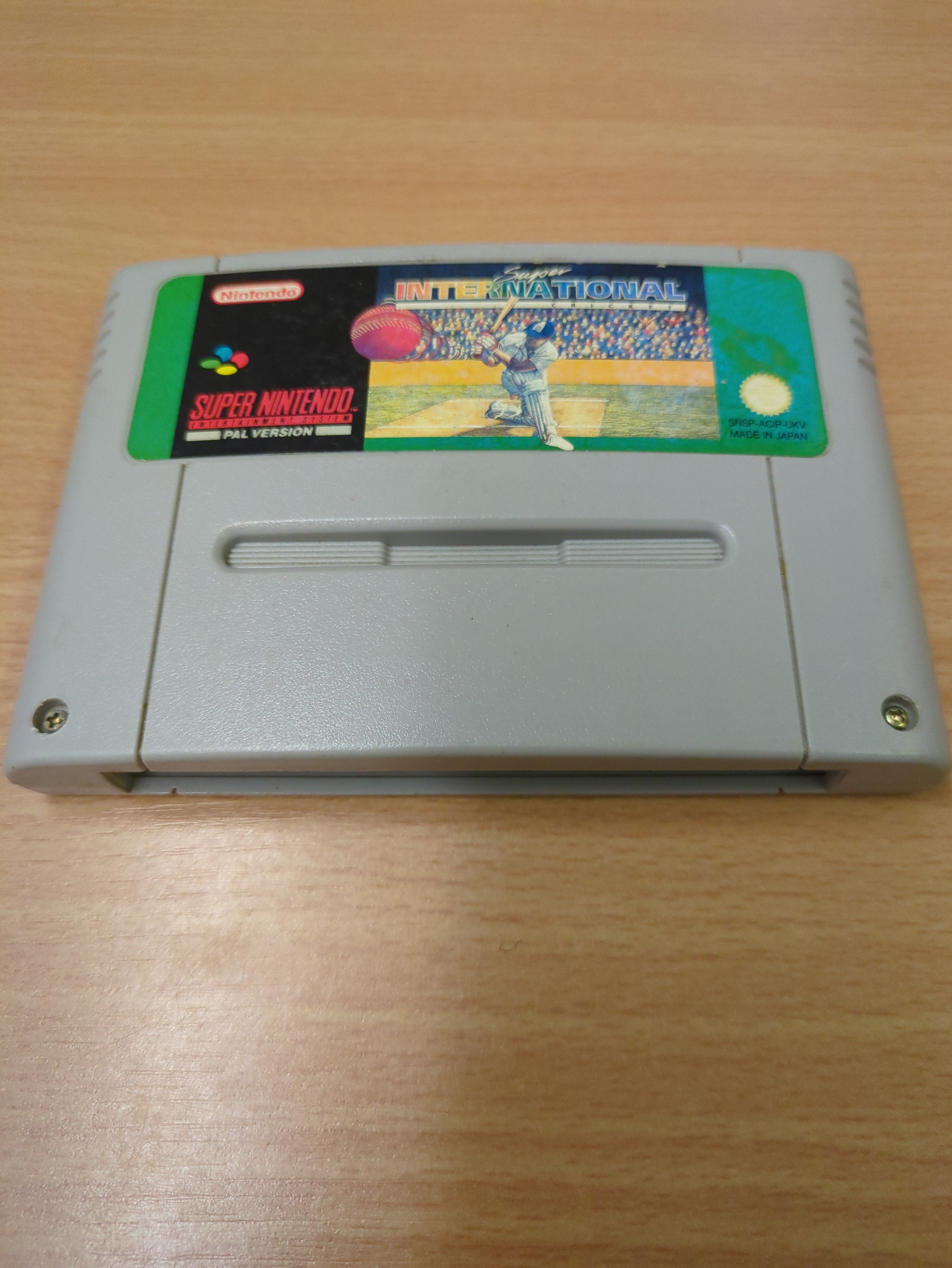 Super International Cricket Super Nintendo SNES game Cart Only – retro ...