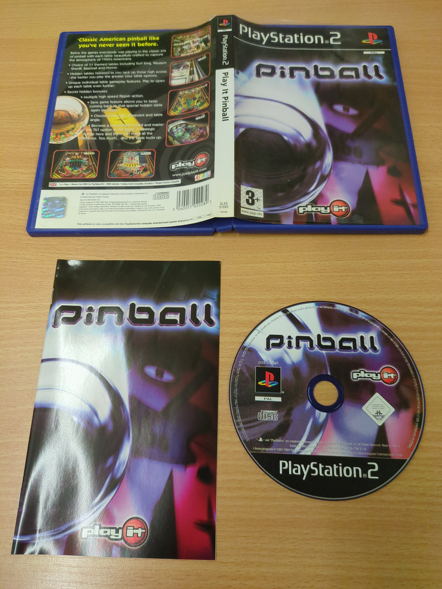 Play It Pinball Sony PS2 game – retro game store uk - 8BitBeyond.com