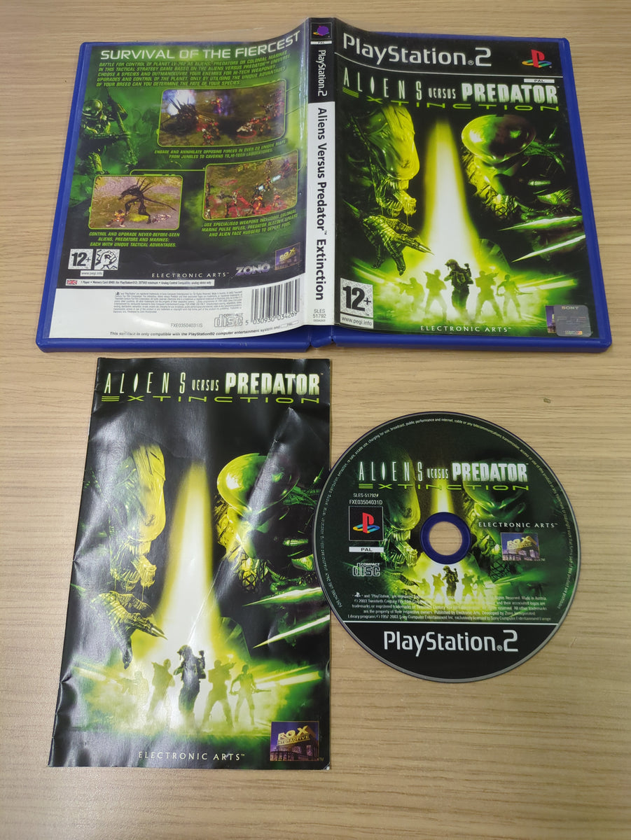 Aliens Versus Predator Extinction Sony PS2 game – retro game store uk ...