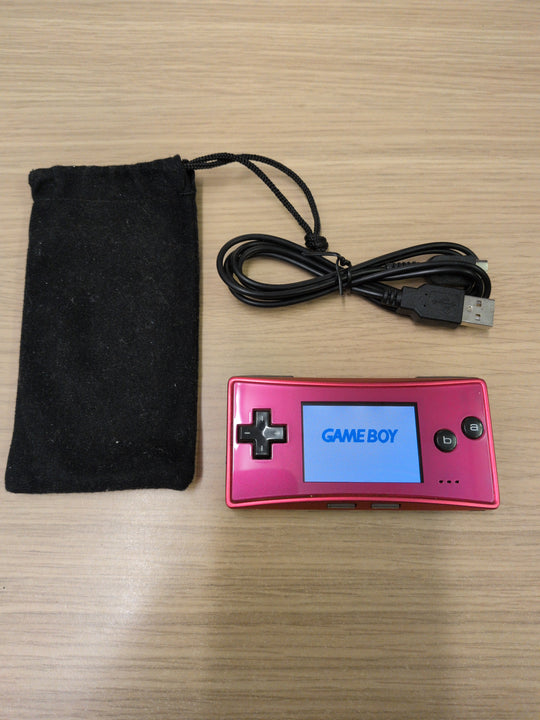 Nintendo Game Boy Micro Handheld Console - Pink | 8BitBeyond – retro ...