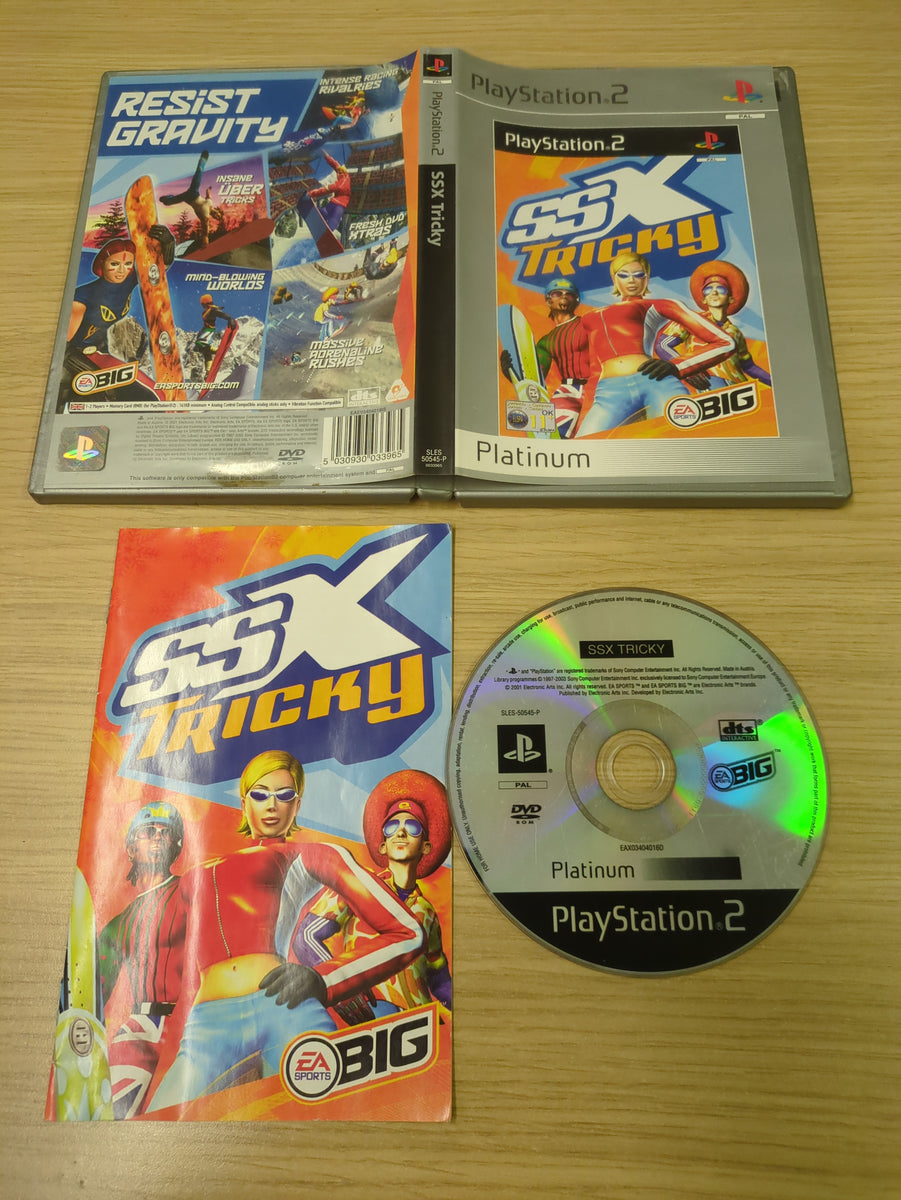 SSX Tricky Platinum Sony PS2 game – retro game store uk - 8BitBeyond.com