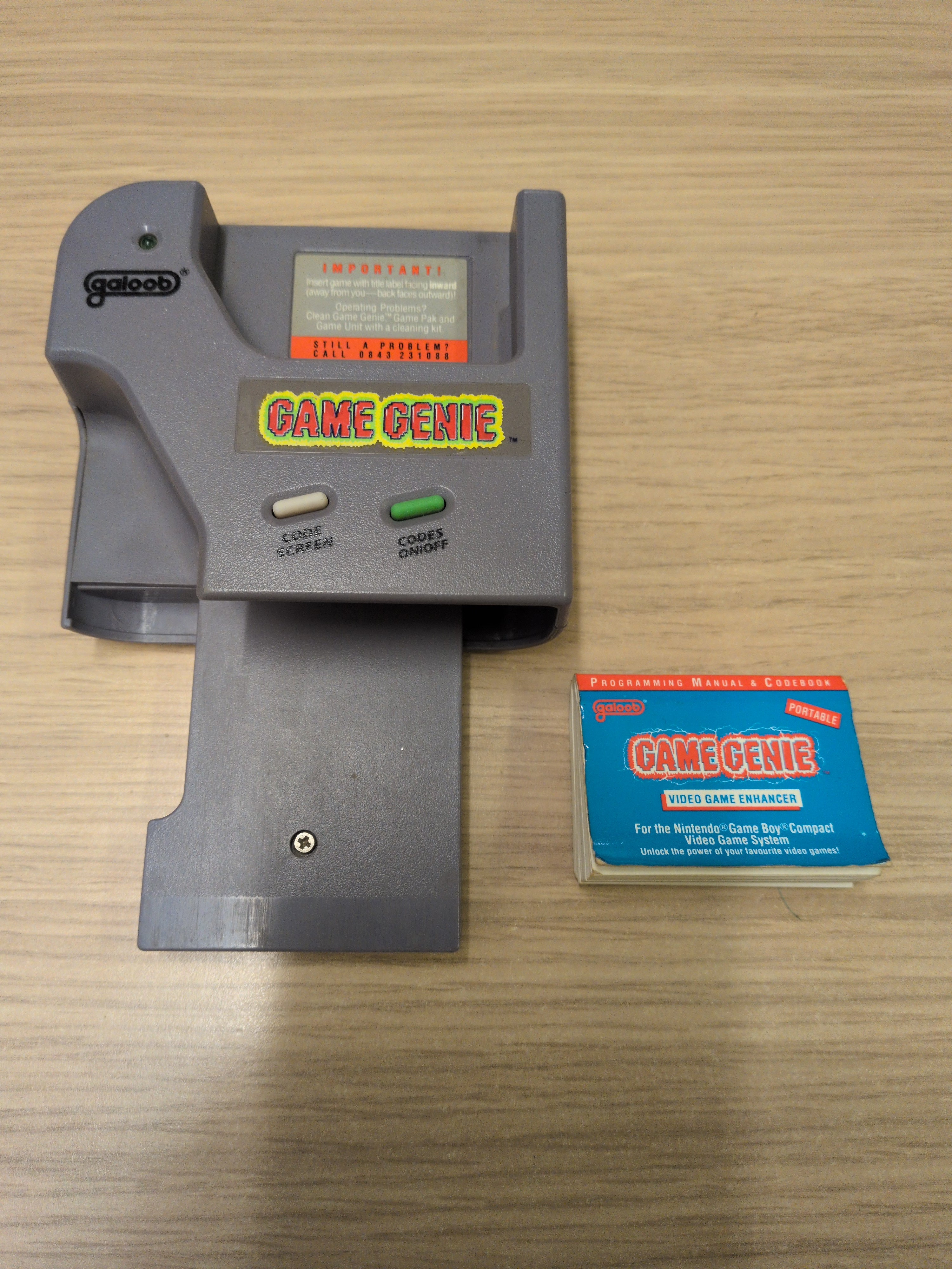 Nintendo Game Boy Game Genie Cheat System (Galoob) – retro game store ...
