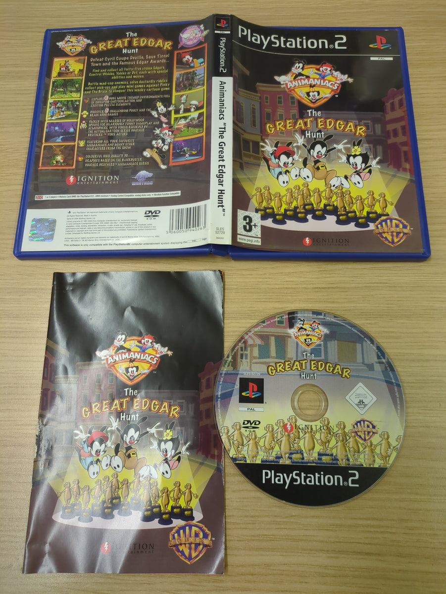 Animaniacs: The Great Edgar Hunt Sony PS2 game – retro game store uk ...
