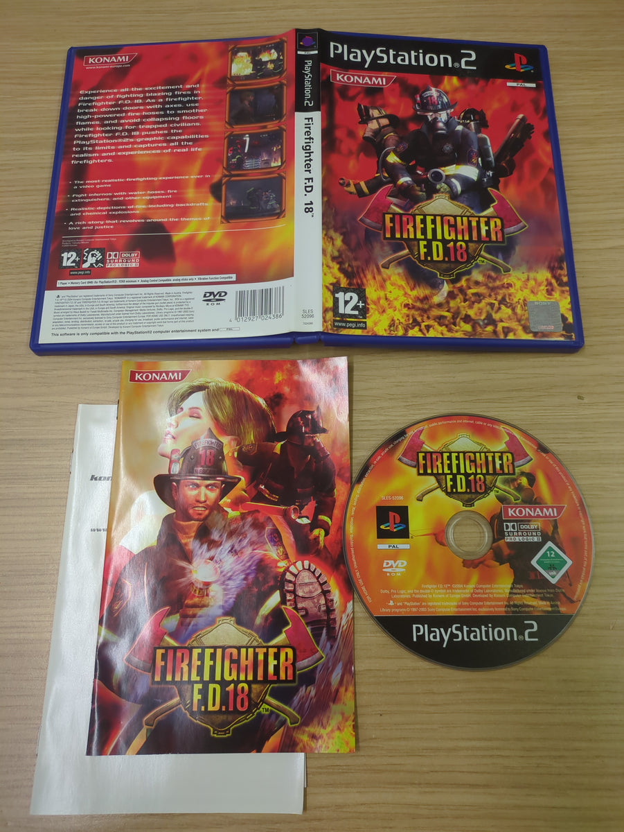 Firefighter F.D.18 Sony PS2 game – retro game store uk - 8BitBeyond.com