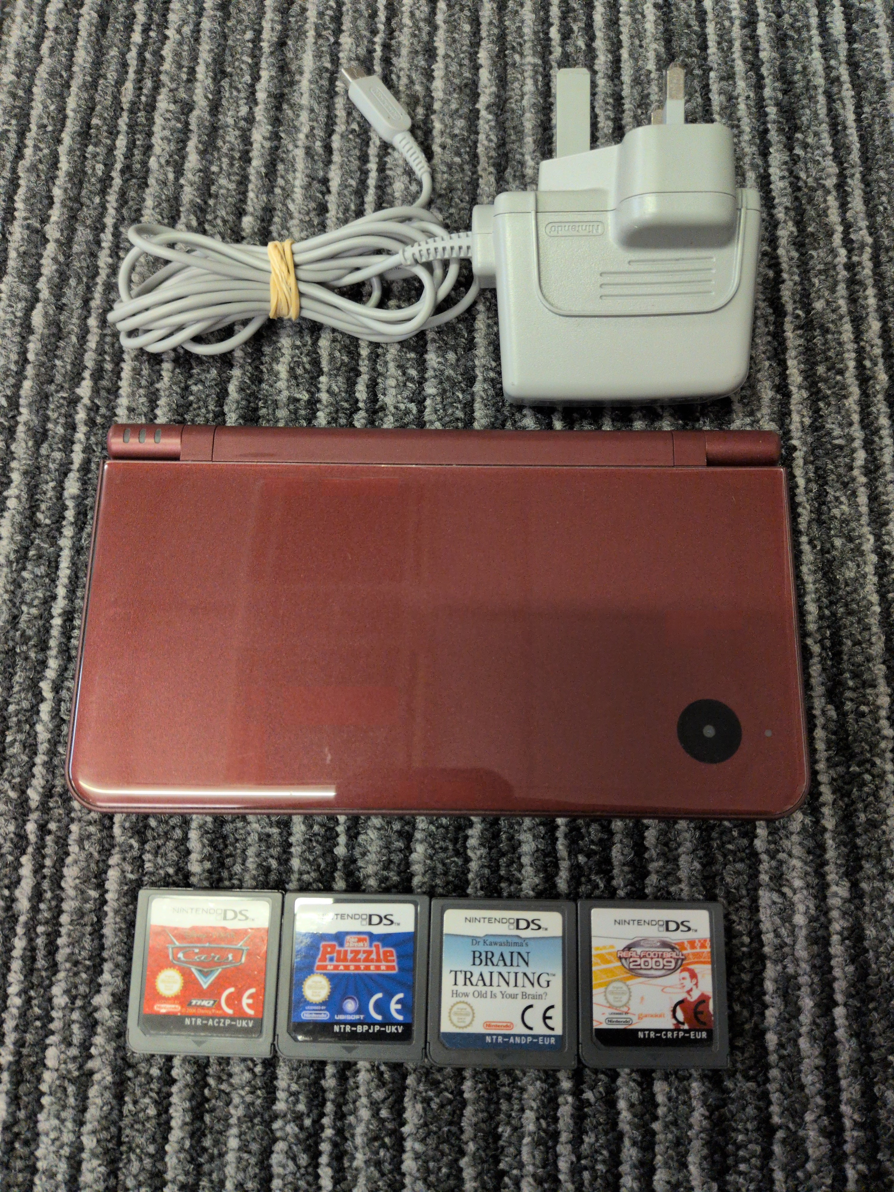 Nintendo DSi XL Handheld Wine Red & Games Bundle – retro game store uk ...