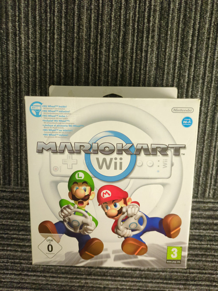 Mario Kart Wii [Wheel Bundle]Nintendo Wii Game Complete + tested ...