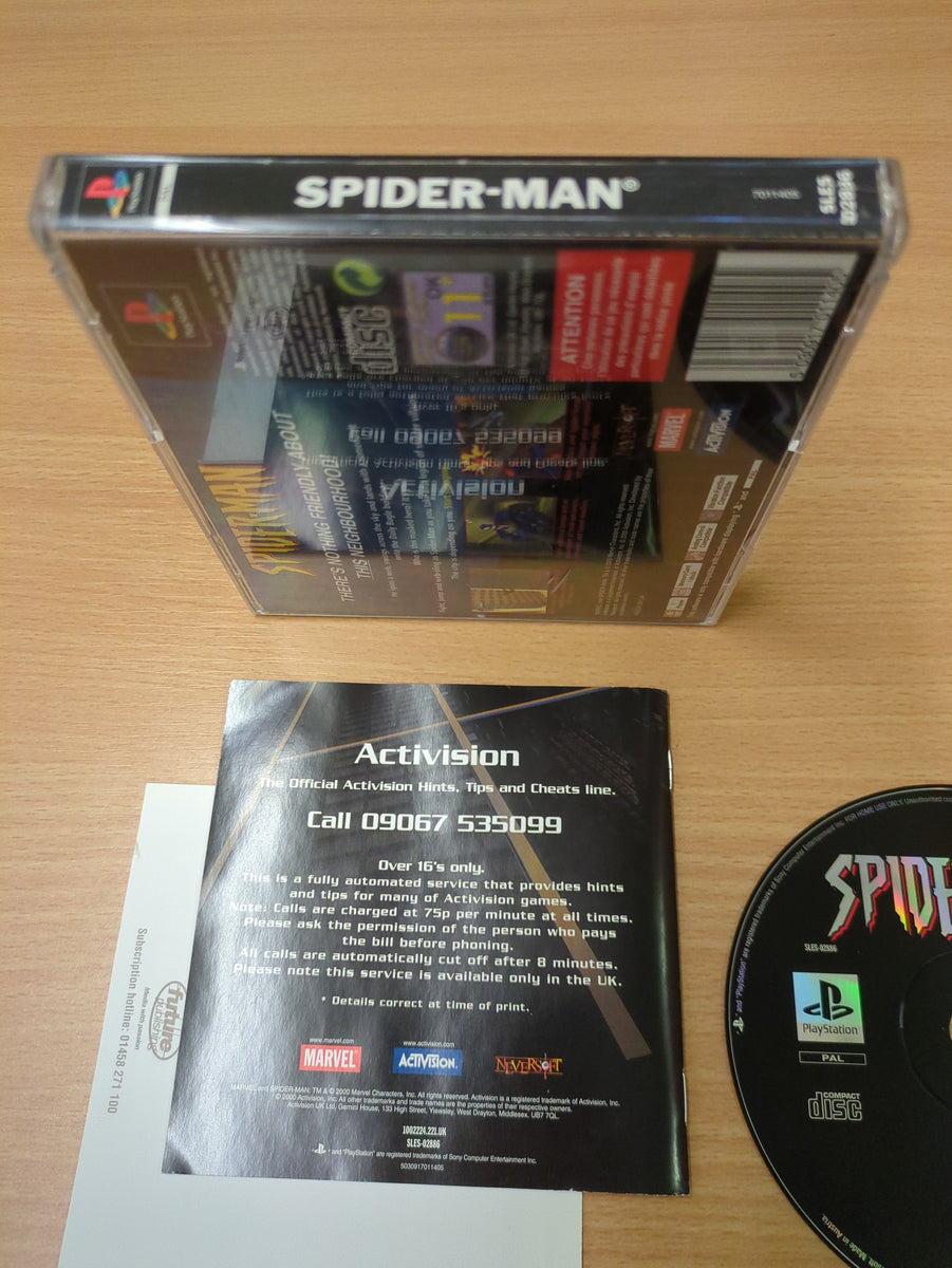 Spider-Man Sony PS1 game – retro game store uk - 8BitBeyond.com