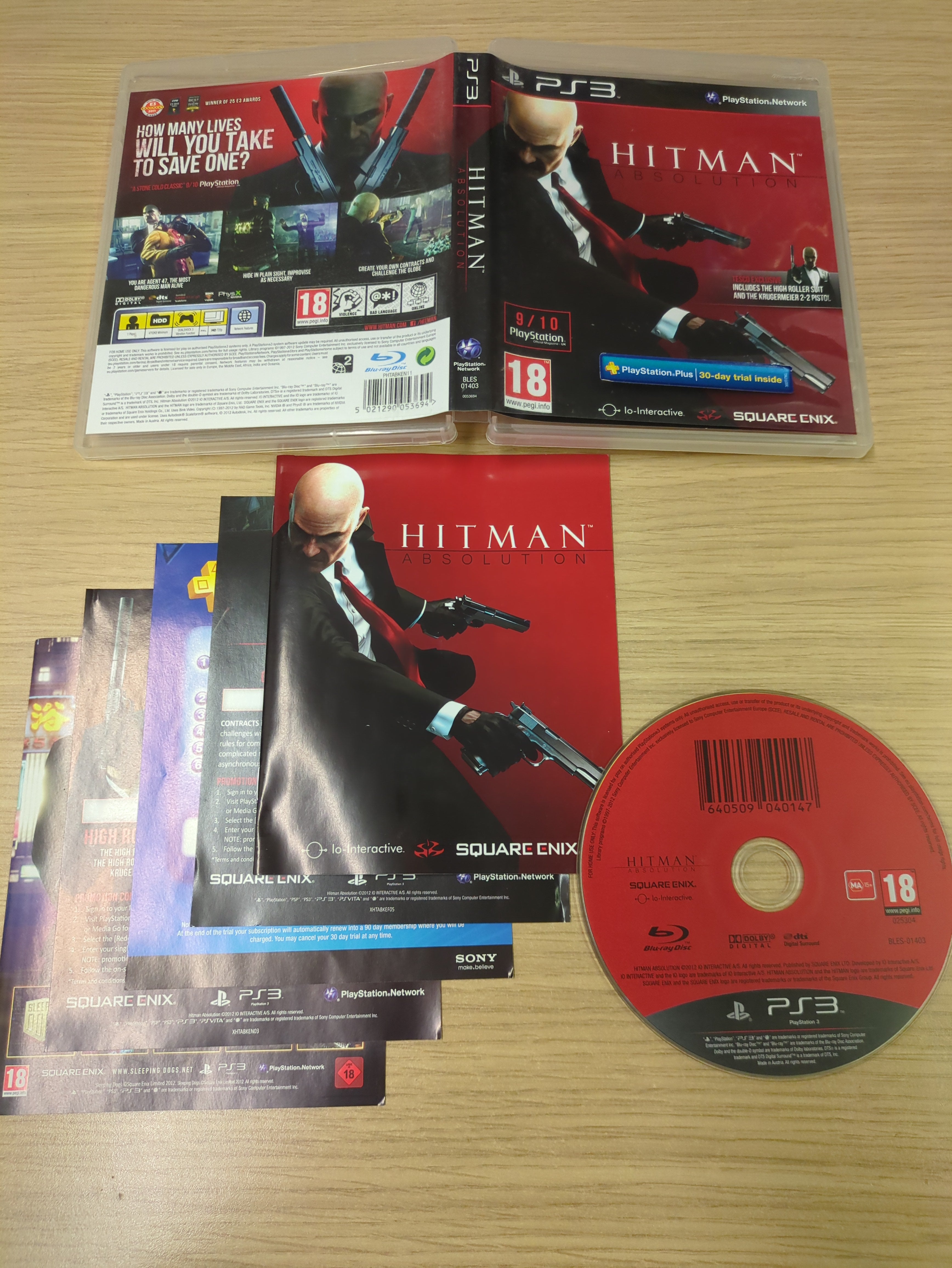 Hitman Absolution Sony PS3 game – retro game store uk - 8BitBeyond.com