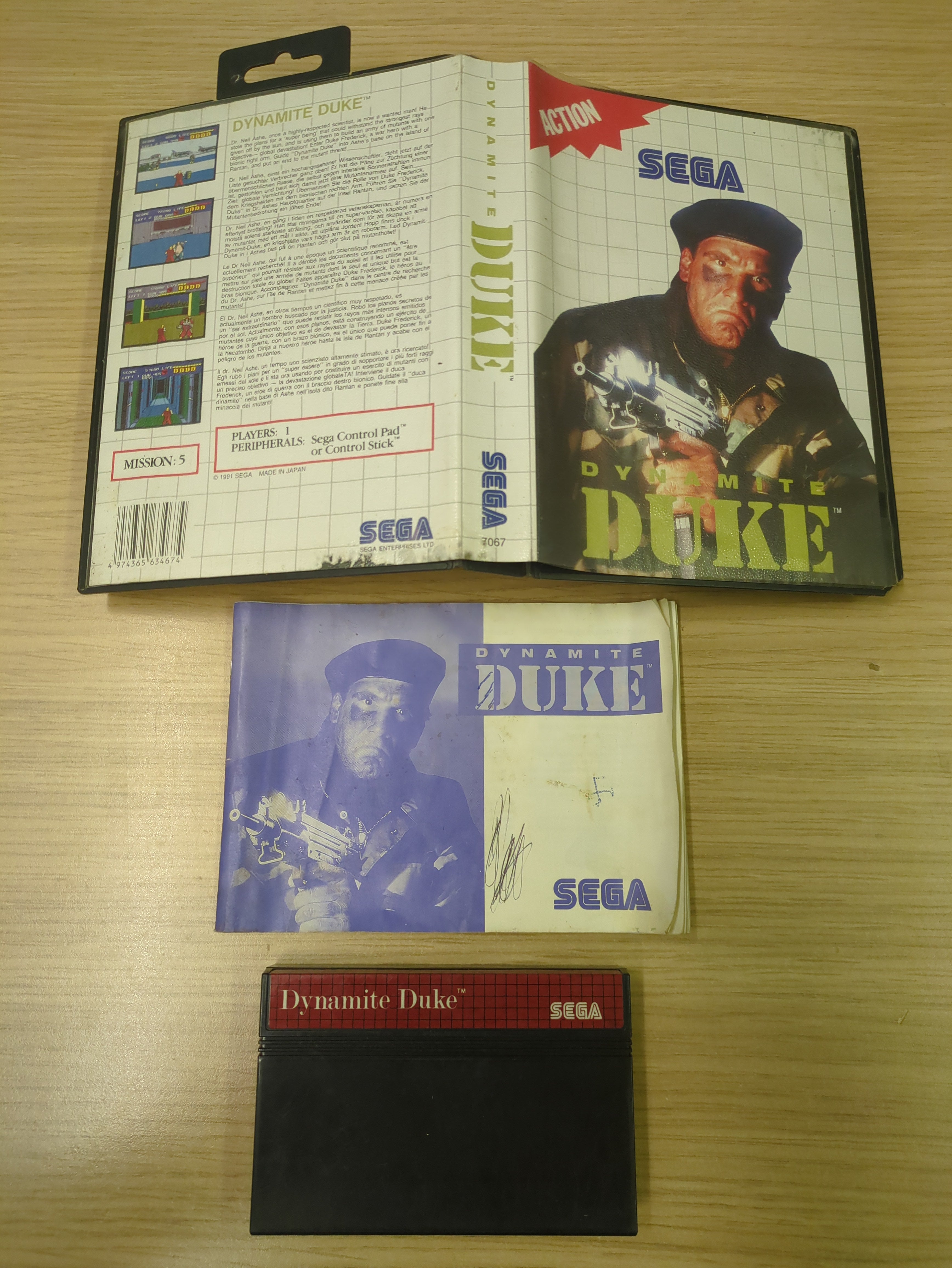 Dynamite Duke master system 99.99 8BitBeyond – retro game store uk ...