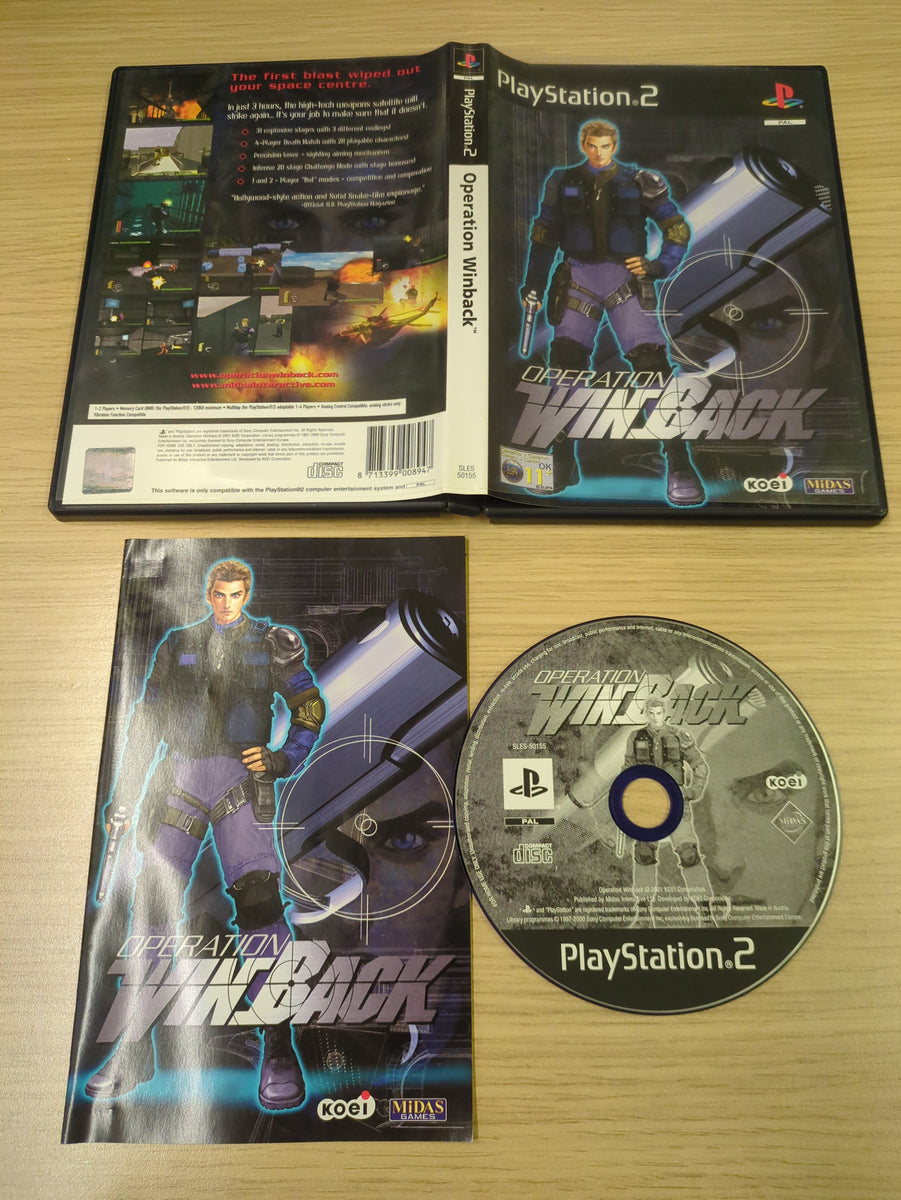 Operation Winback Sony PS2 game – retro game store uk - 8BitBeyond.com
