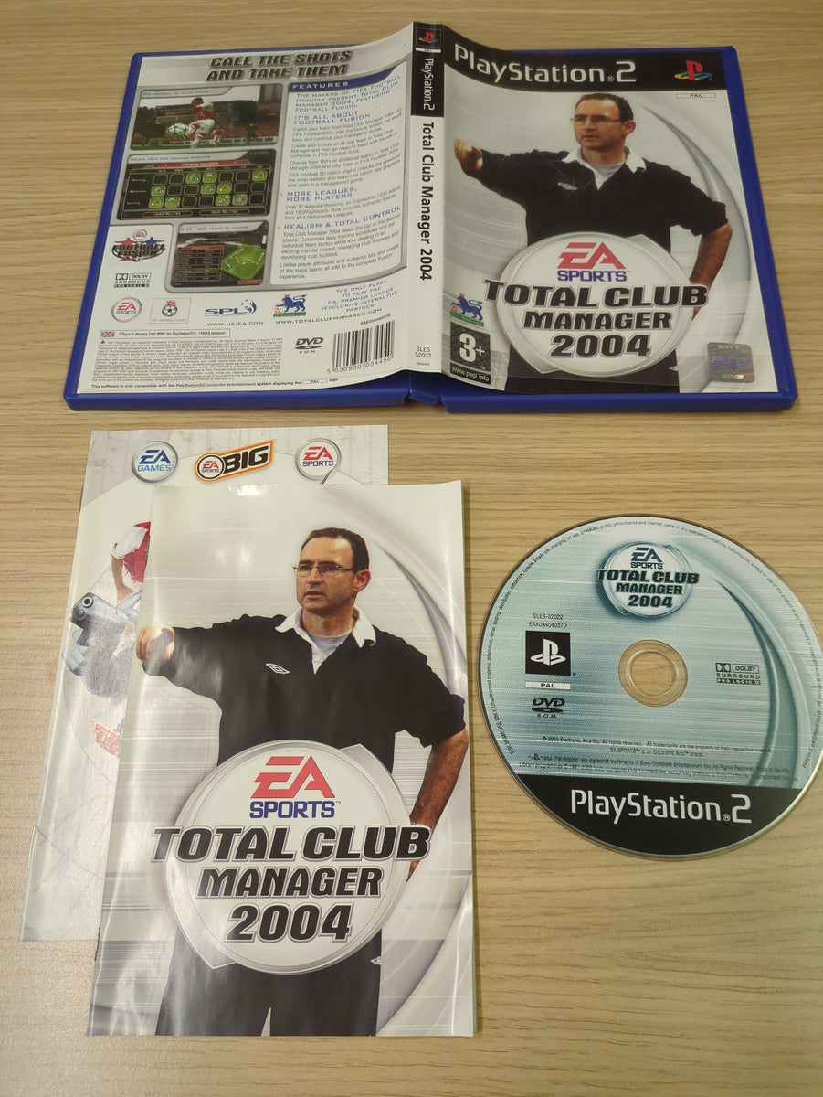 Total Club Manager 2004 Sony PS2 game – retro game store uk ...