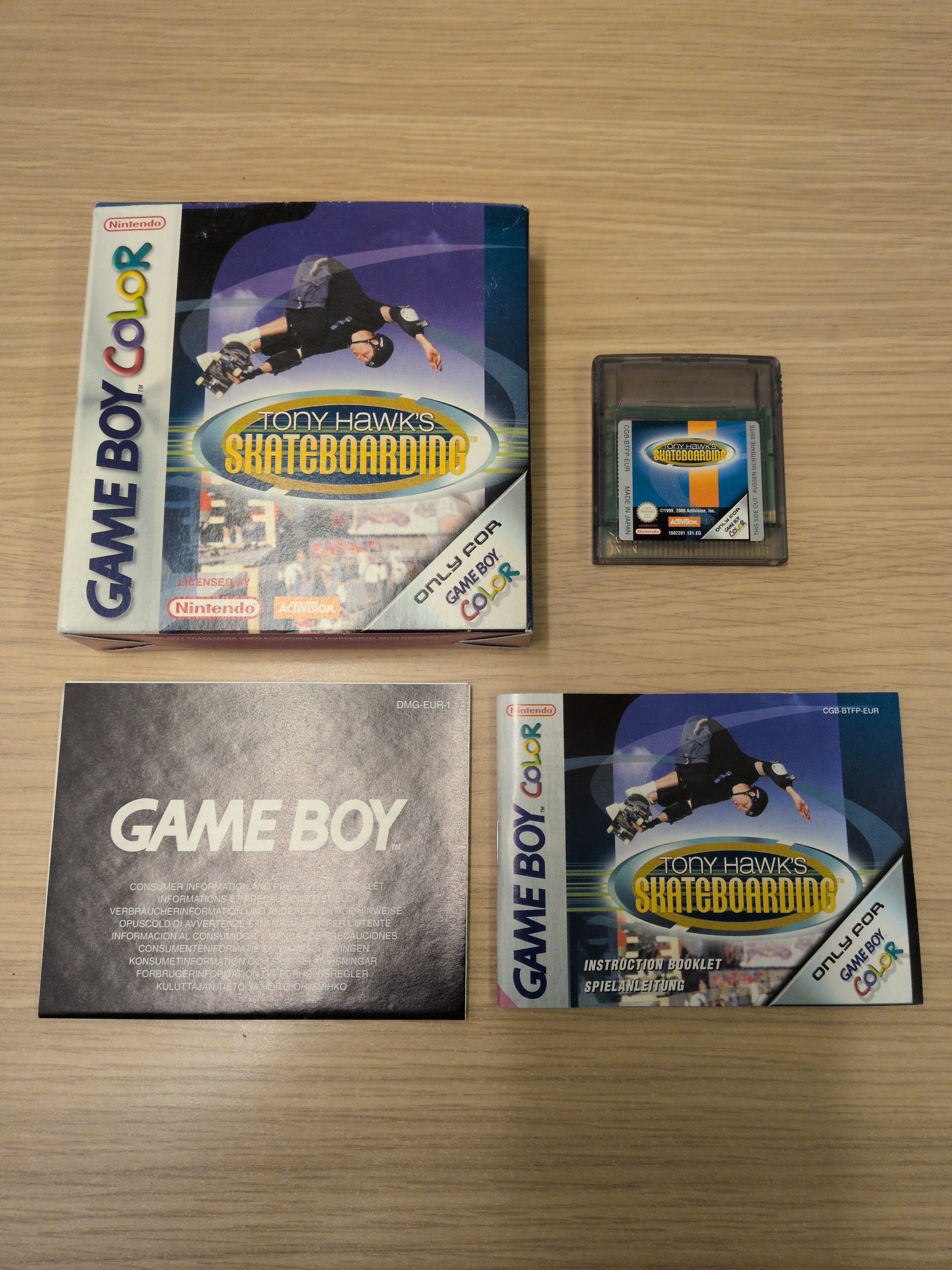 Tony Hawks Skateboarding Nintendo Game Boy Color Boxed – retro game ...