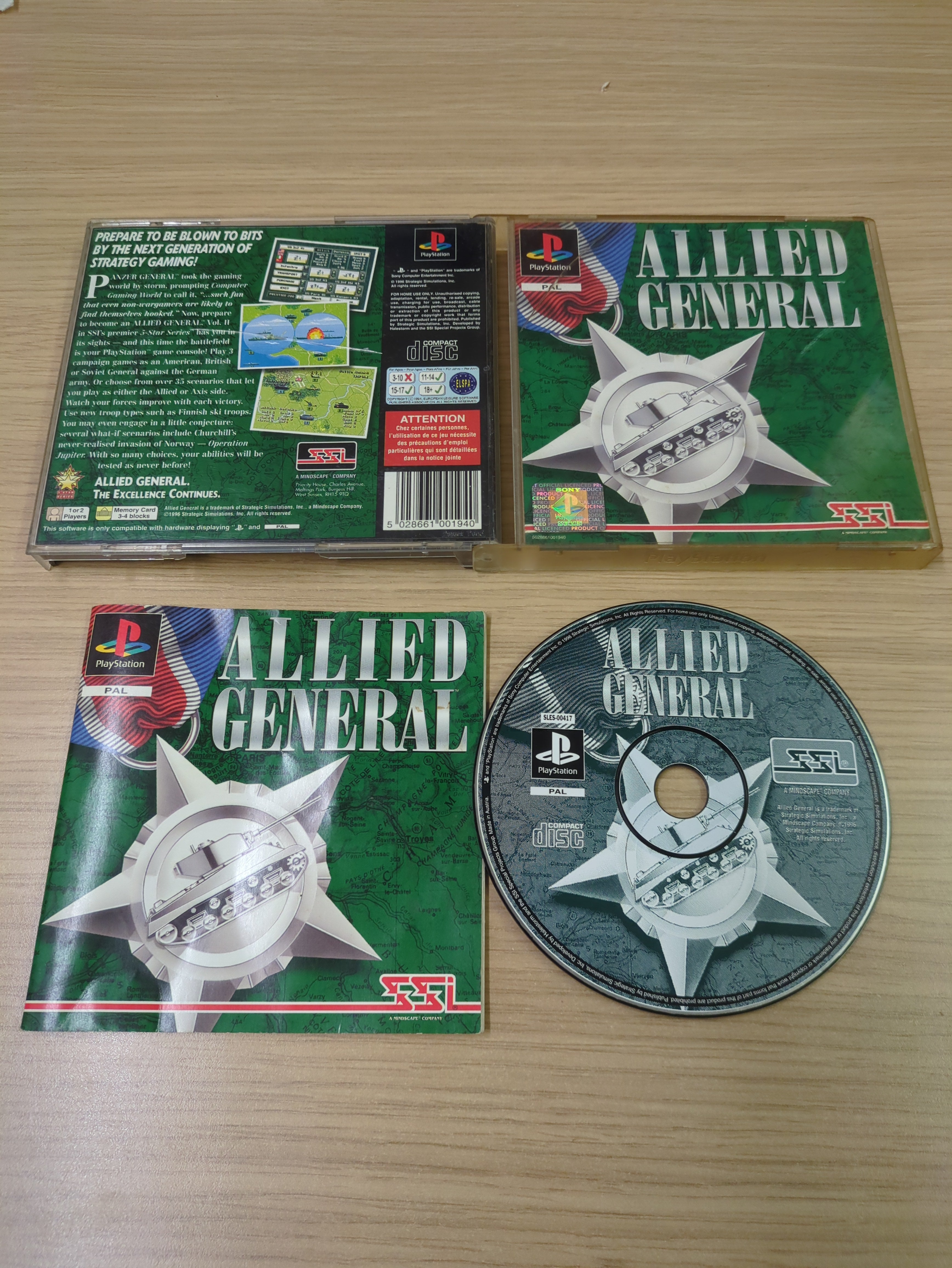 Allied General Sony ps1 game – retro game store uk - 8BitBeyond.com