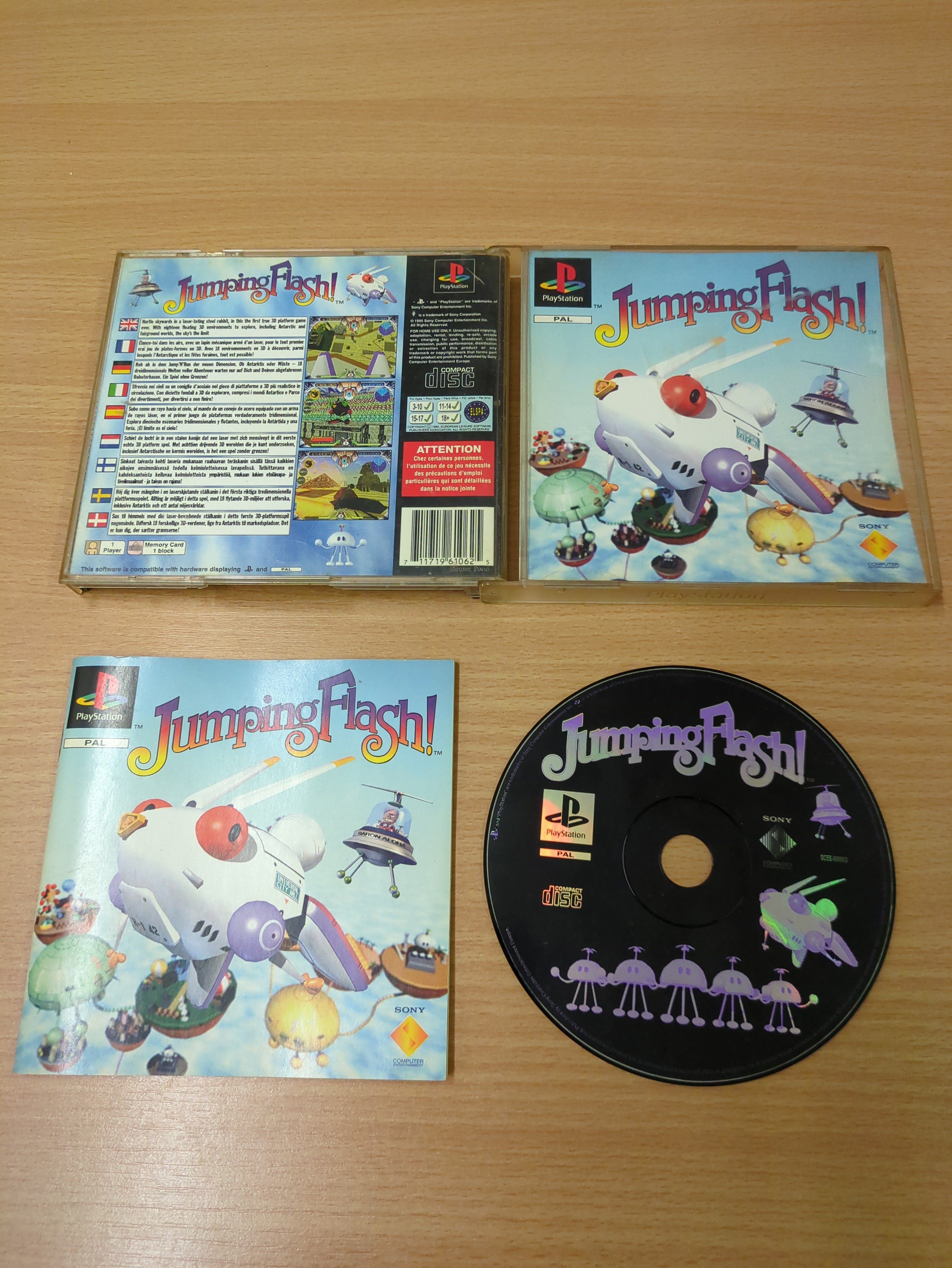 Jumping Flash Sony PS1 game – retro game store uk - 8BitBeyond.com