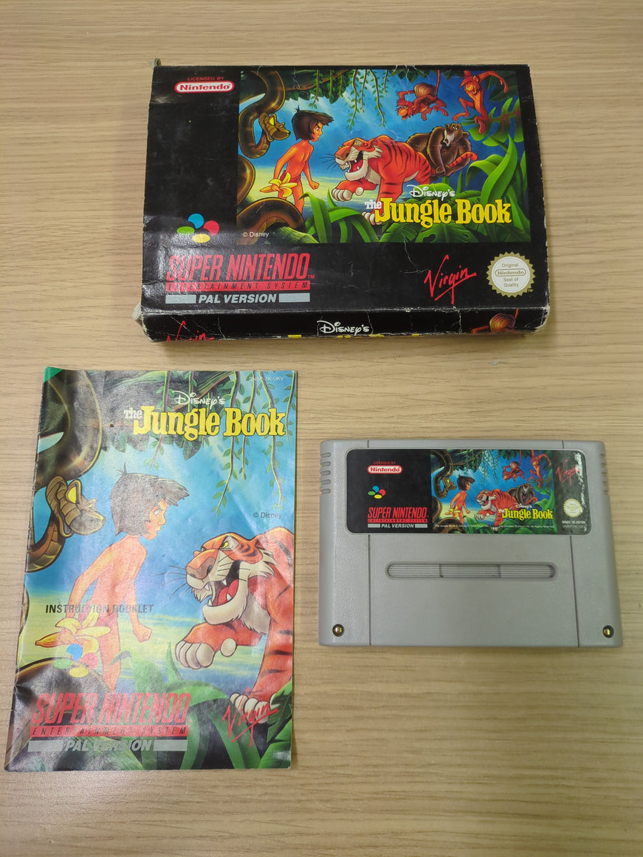 Disney's The Jungle Book Super Nintendo SNES game boxed – retro game ...