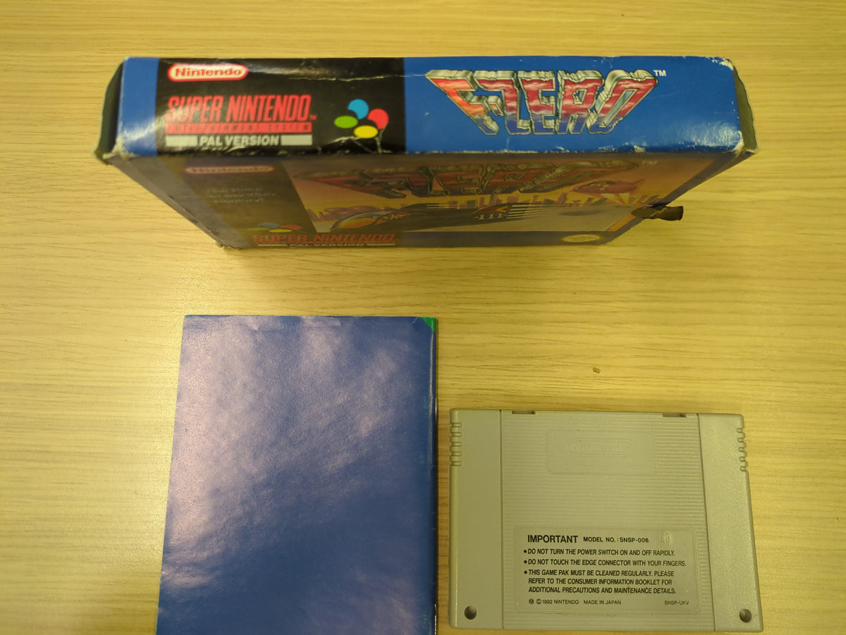 F-Zero Super Nintendo SNES game Boxed – retro game store uk ...