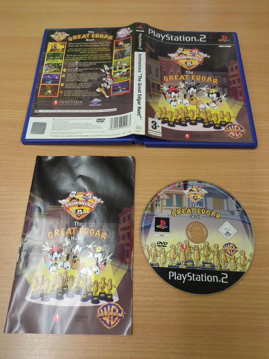 Animaniacs: The Great Edgar Hunt Sony PS2 game – retro game store uk ...