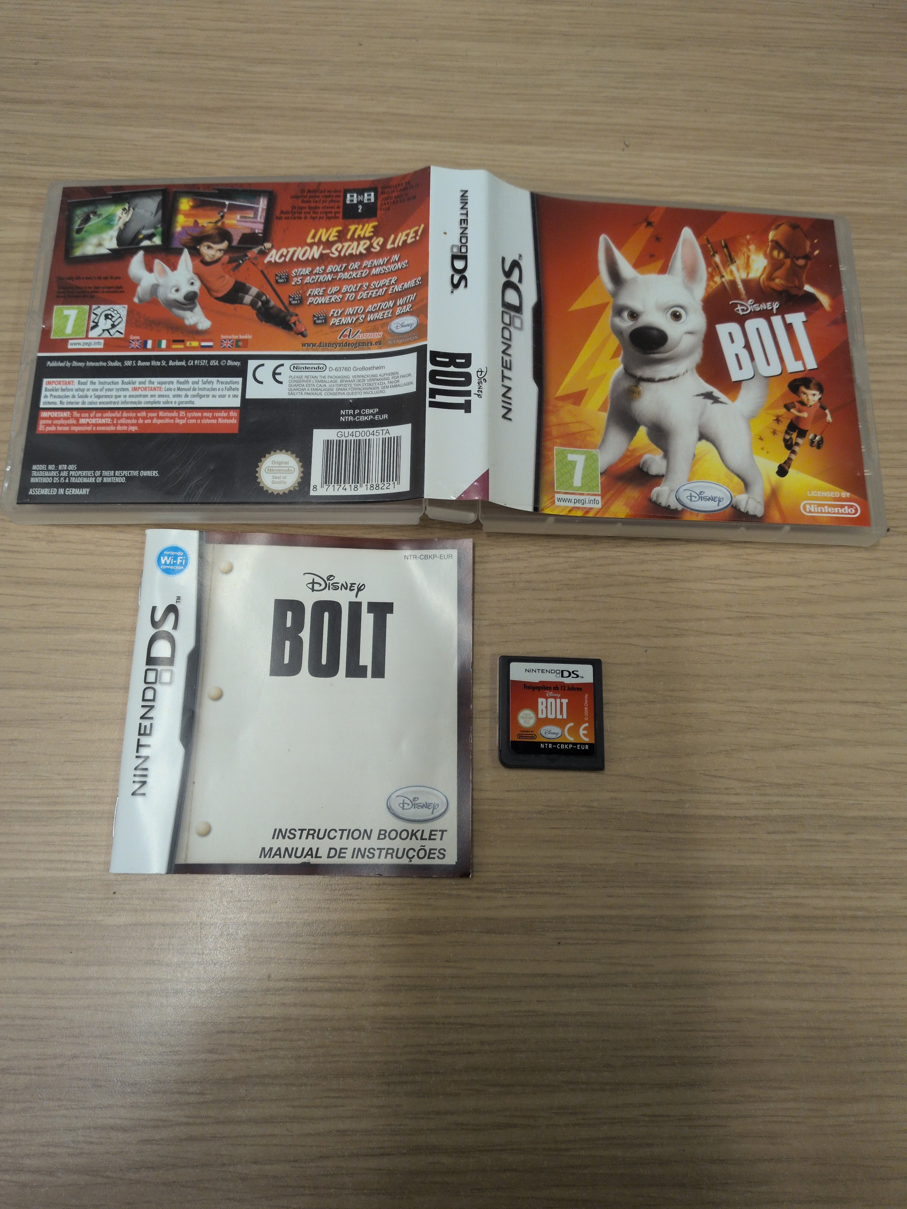 Disney Bolt Nintendo DS game – retro game store uk - 8BitBeyond.com